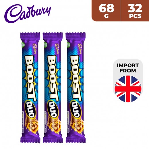 Buy Cadbury Boost Duo Chocolate Bar 32 x 68 g | توصيل Taw9eel.com