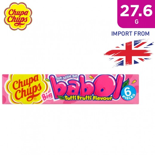 Buy Chupa Chups Babol Gum Tutti Frutti Flavour 27.6 g | توصيل Taw9eel.com