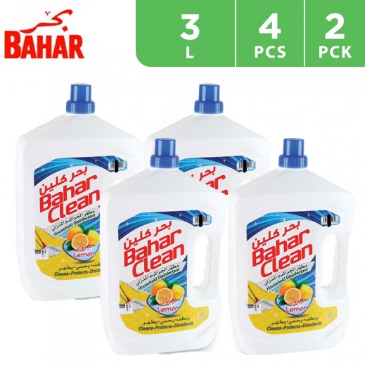 Buy Bahar Clean Household Disinfectant Assorted 4 x 3 L | توصيل Taw9eel.com