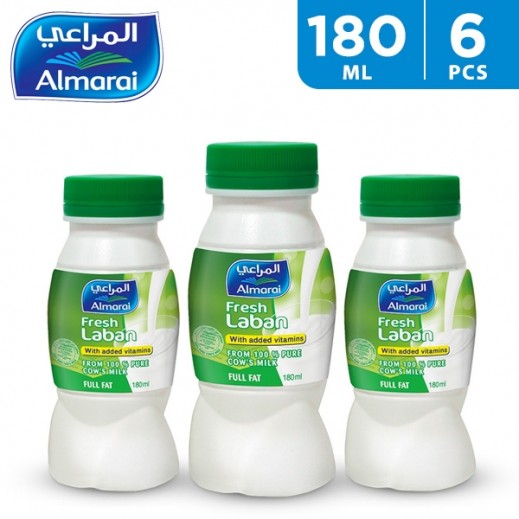 Buy Almarai Full Fat Laban 6 x 180 ml - delivered by Taw9eel Fast ...