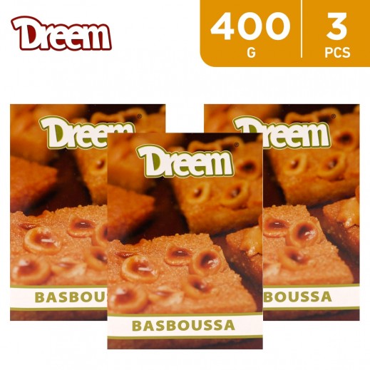 Buy Dreem Basbousa Mix 3 x 400 g | توصيل Taw9eel.com