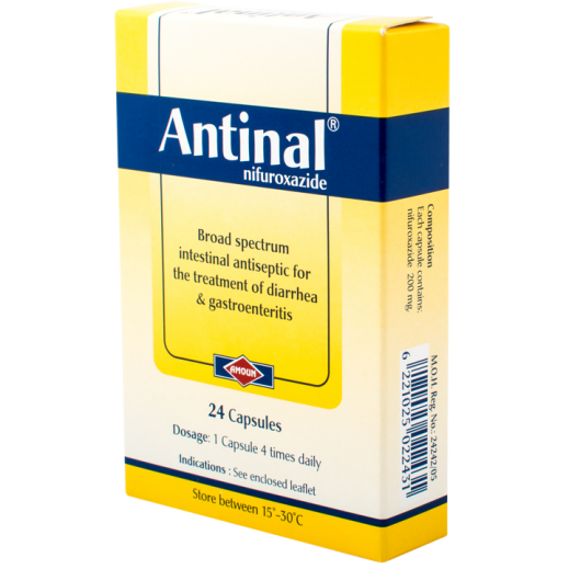 Buy Antinal 200 Mg 24 Caplets - delivered by Pharmazone Pharmacy - within 2 Hours | توصيل ...