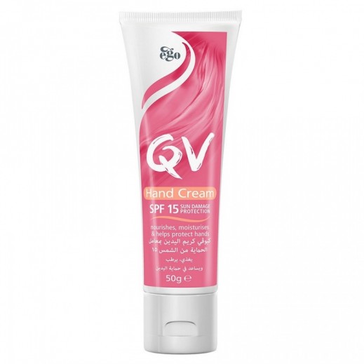 Buy QV Nourishes and Moisturises Hand Cream 50 g | توصيل Taw9eel.com