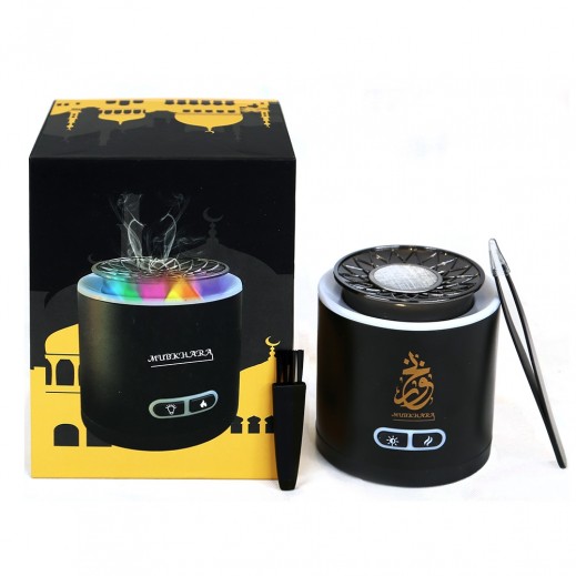 Buy Round Mubkhara With USB | توصيل Taw9eel.com