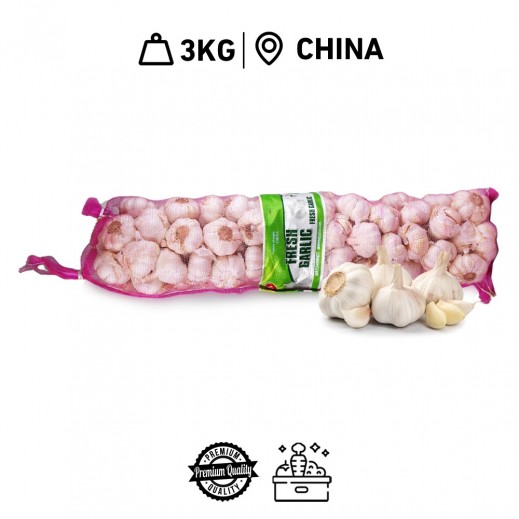 Buy Fresh Chinese Garlic (3 kg Approx.) - delivered by Taw9eel Fast ...