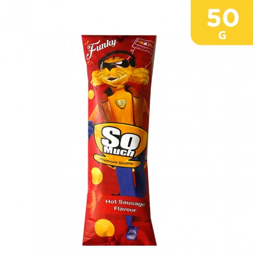 Buy So Much Funky Hot Sausage Flavour Snacks 50 g | توصيل Taw9eel.com