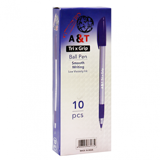 Buy Ballpoint Pen with Grip Blue | توصيل Taw9eel.com