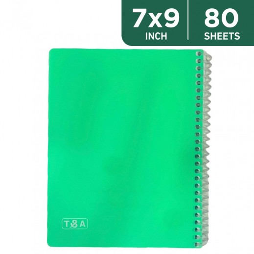 Buy A&T Spiral Note Book 7x9 - 80 Pages Arabic - Assorted Colors ...
