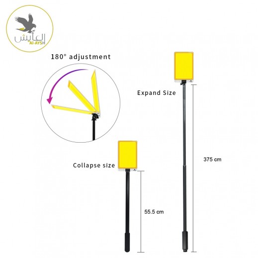 Buy Alayesh 1 LED Camping Light Rod with Remote Control FR-06 COB with ...