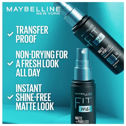 Buy Maybelline Fit Me Matte Poreless Setting Spray 60 ml | توصيل ...