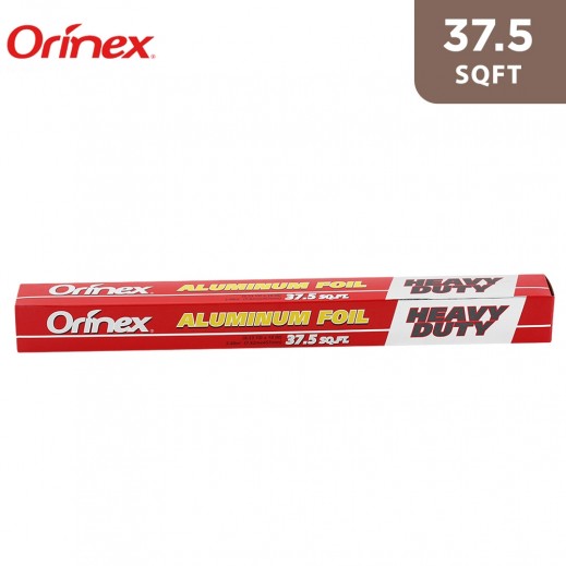 Buy Orinex Heavy Duty Aluminum Foil - 37.5 sq.ft - delivered by Taw9eel Fast | توصيل Taw9eel.com