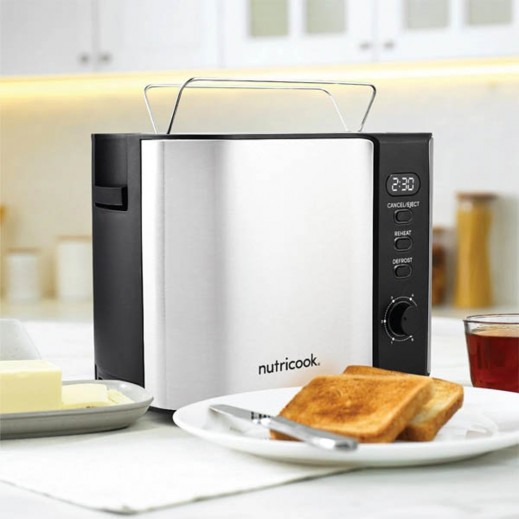 Buy Nutricook 800W 2 Slice Digital Toaster | توصيل Taw9eel.com