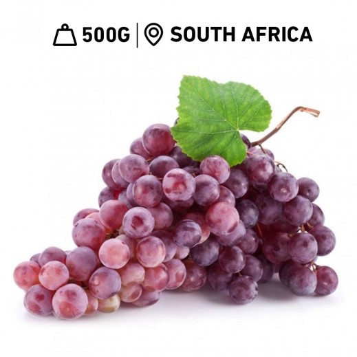Buy Fresh South African Red Grapes (500 g Approx.) | توصيل Taw9eel.com