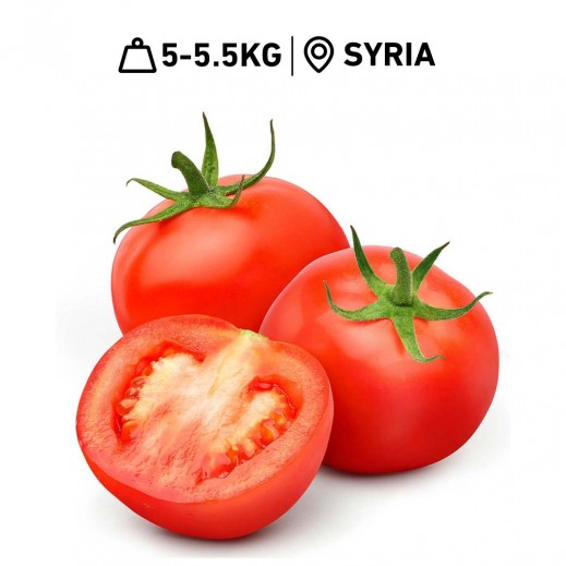 Buy Fresh Syrian Tomato (5 - 5.5 Kg Approx) | توصيل Taw9eel.com