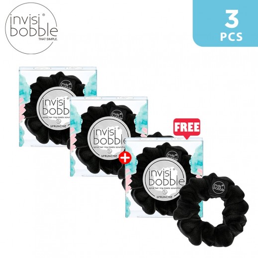 Buy Invisibobble Sprunchie True Spiral Hair Band For Kids Black - 2 + 1 ...
