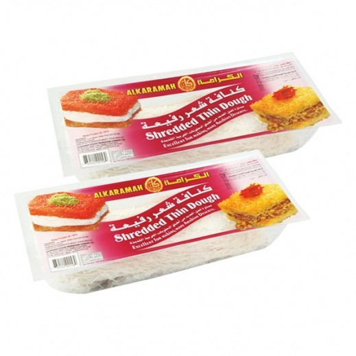 Buy Al Karamah Shredded Kunafa Dough 2 x 500 g | توصيل Taw9eel.com