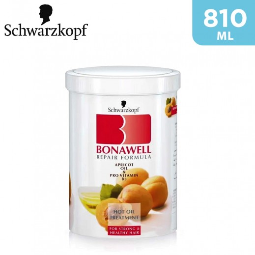 Buy Schwarzkopf Bonawell Apricot Hair Oil Treatment 810 ml | توصيل ...