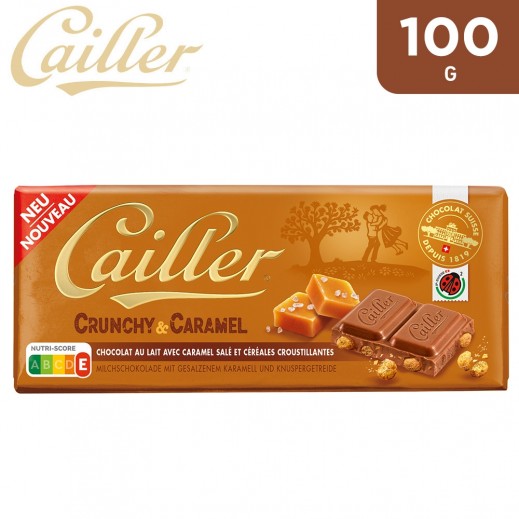 Buy Cailler Milk Chocolate With Salted Caramel Pieces And Crispy ...