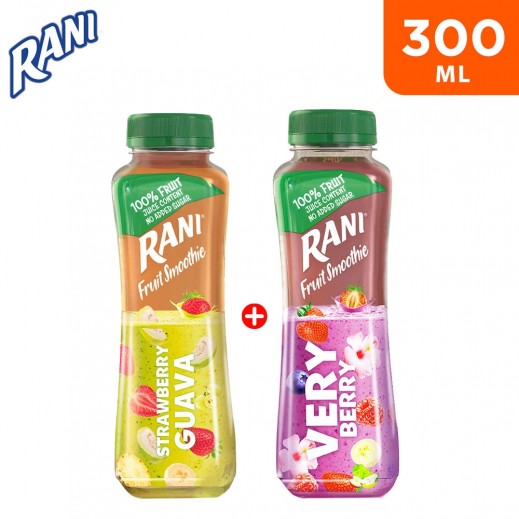 Buy Rani Very Berry Fruit Smoothie + Strawberry & Guava Fruit Smoothie ...
