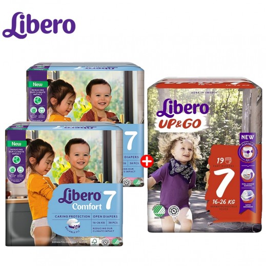 Buy Libero Comfort Diapers Stage 7 | توصيل Taw9eel.com