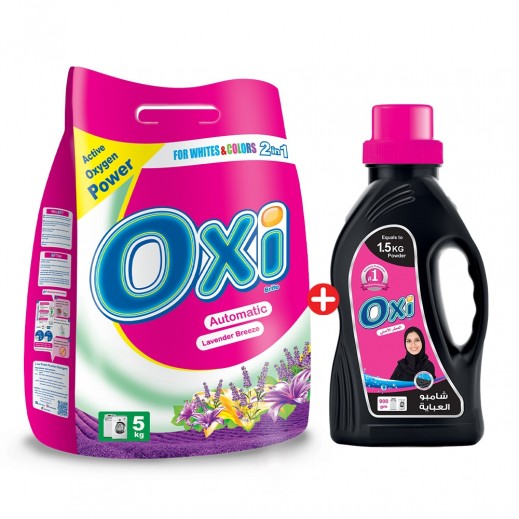 Buy Oxi Powder Detergent With Lavender Breeze Automatic Laundry 5 kg+ ...