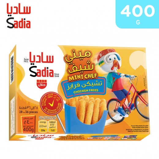 Buy Sadia Frozen Mini Chef Chicken Fries 400 g | توصيل Taw9eel.com