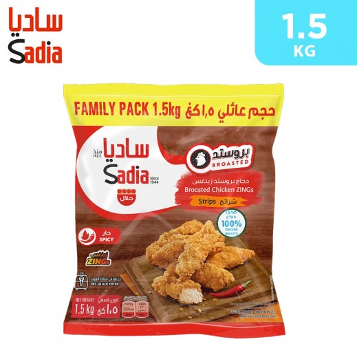 Buy Sadia Breaded Chicken Zings Hot & Spicy Strips 1.5 Kg | توصيل ...
