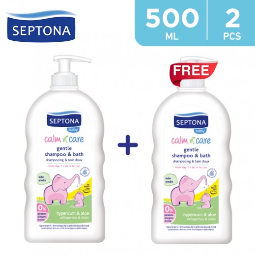 Buy Septona Baby Calm N’ Care Hypericum & Aloe Vera Shampoo & Bath 500 ...