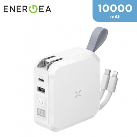 Buy Energea Travel 10000mAh Universal Wall Charger With Built-In Cable ...