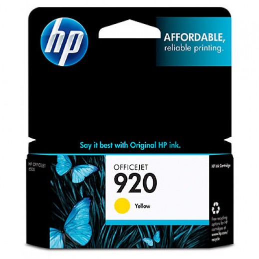 HP 920 Yellow Officejet Ink Cartridge | توصيل Taw9eel.com