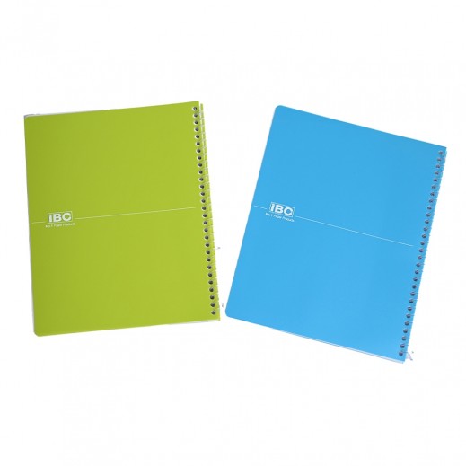Buy IBC Assorted Color Spiral Thick Cover Notebook 80 Sheets | توصيل ...