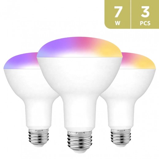 Buy Wifi Smart Led Bulb Project RGB+CW (3 PCS) | توصيل Taw9eel.com