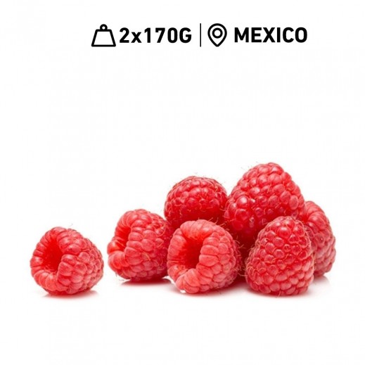 Buy Fresh Mexican Raspberry Pack 2 × 170 g | توصيل Taw9eel.com
