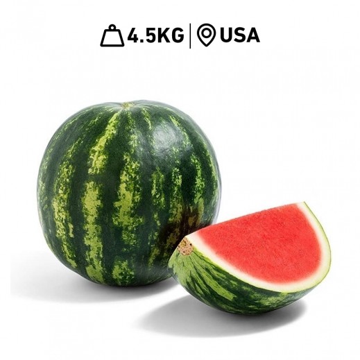 Buy Fresh USA Watermelon Mini Seedless (4.5kg Approx) | توصيل Taw9eel.com