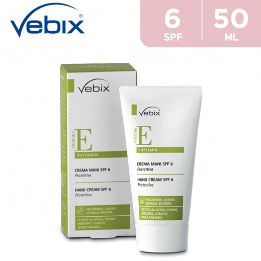 Buy Vebix Phytamin Vitamin E Protective Hand Cream SPF6 50 ml | توصيل ...
