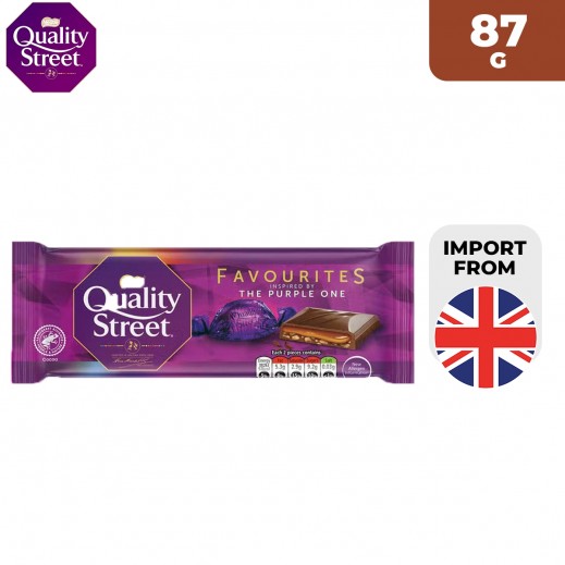Buy Quality Street The Purple One Chocolate Bar 87 g | توصيل Taw9eel.com