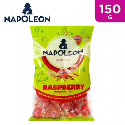 Buy Napoleon Raspberry Sweet Balls Candy 150 g | توصيل Taw9eel.com