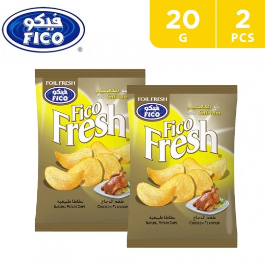 Buy Fico Fresh Chicken Flavour with Calcium Snacks 2 X 20 g | توصيل ...