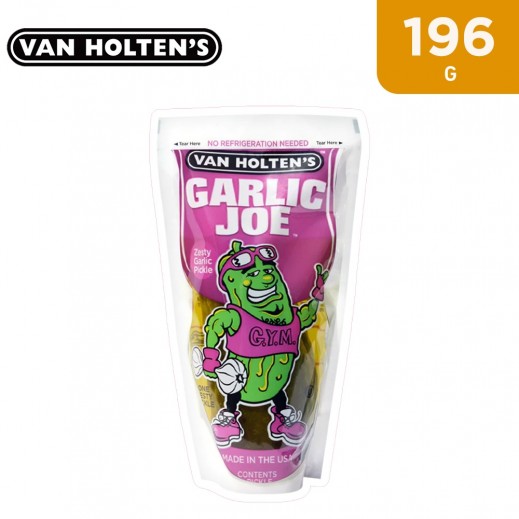 Buy Van Holten's Garlic Joe Zesty Garlic Pickle 196 g | توصيل Taw9eel.com