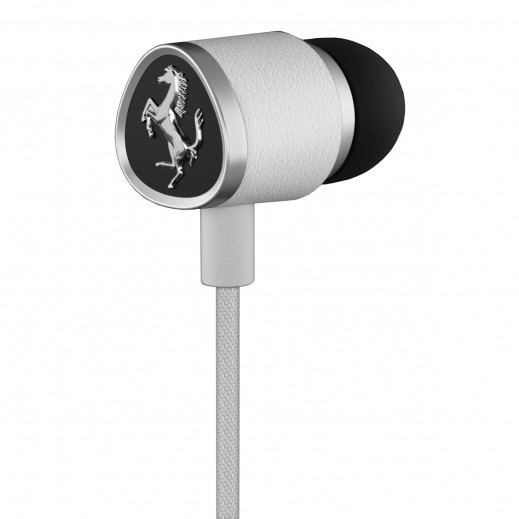 Ferrari Cavallino Earphone - White | توصيل Taw9eel.com