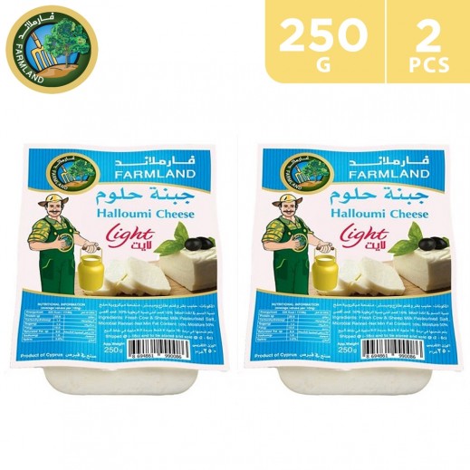 Buy Farmland Light Halloumi Cheese 2 x 250 g - delivered by Taw9eel ...