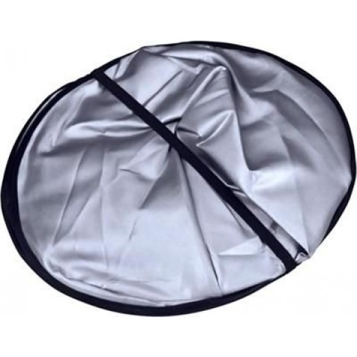 Buy Xcessories – Round Foldable Sunshade for Car Windshields – Silver ...
