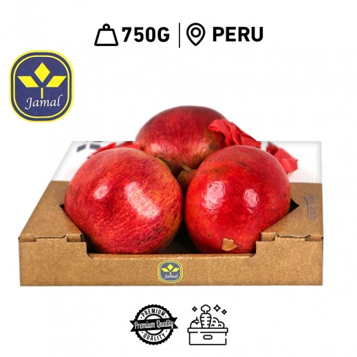 Buy Fresh Peru Pomegranate Box (750 g Approx) | توصيل Taw9eel.com