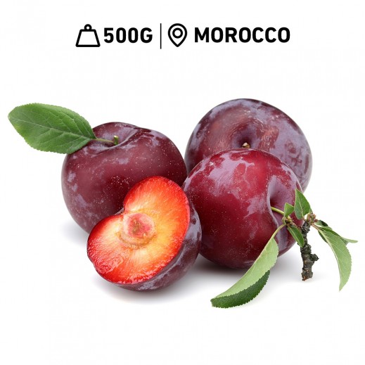 Buy Fresh Moroccan Red Plums Box (500 g Approx.) | توصيل Taw9eel.com
