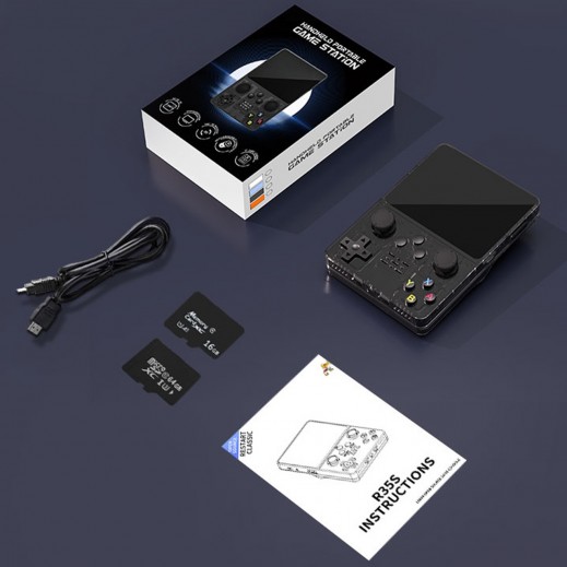 Buy R35S / R36S Retro Handheld Video Game Console 3.5 Inch 64GB | توصيل ...