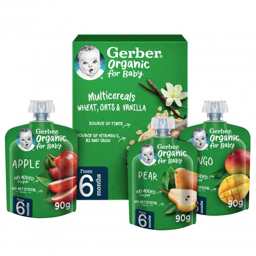 Buy Gerber Organic Baby Food | توصيل Taw9eel.com