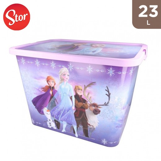 Buy Stor Storage Click Box 23 L Frozen 2 | توصيل Taw9eel.com