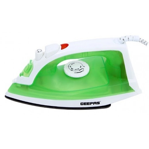 Buy GEEPAS Steam Iron 1600W - Green | توصيل Taw9eel.com