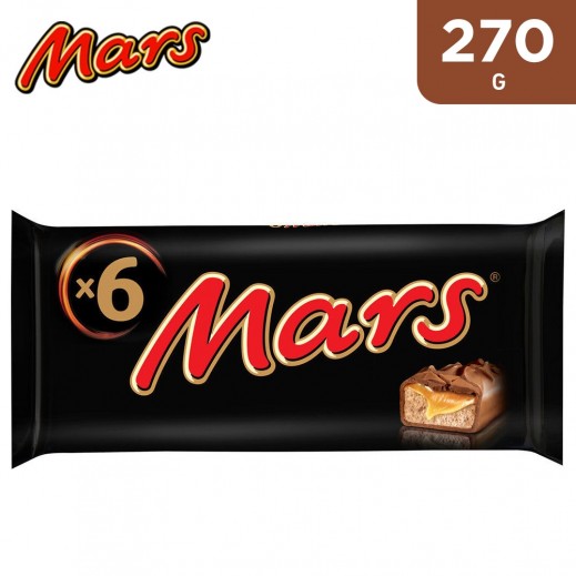 Buy Mars Chocolate Bar 270 g (6 Pcs) - delivered by Taw9eel Fast ...