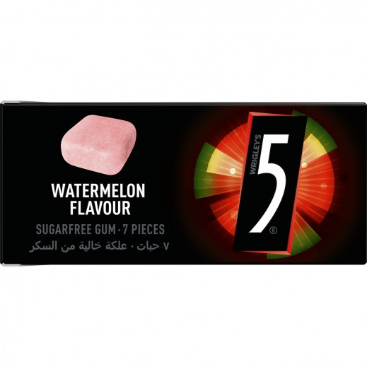 Buy Wrigley's 5 Sugar Free Watermelon Flavour Chewing Gum Pack 14.4 g ...